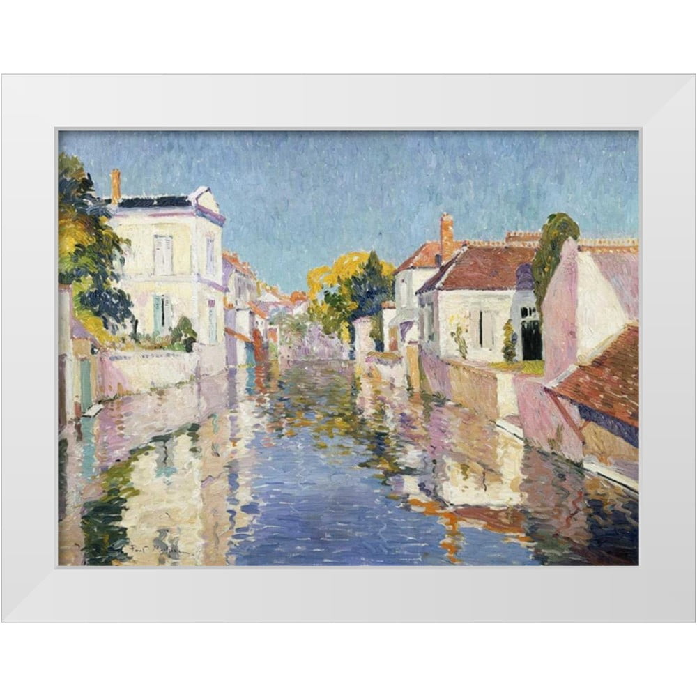 Mathieu, Paul 24x19 White Modern Wood Framed Museum Art Print Titled ...