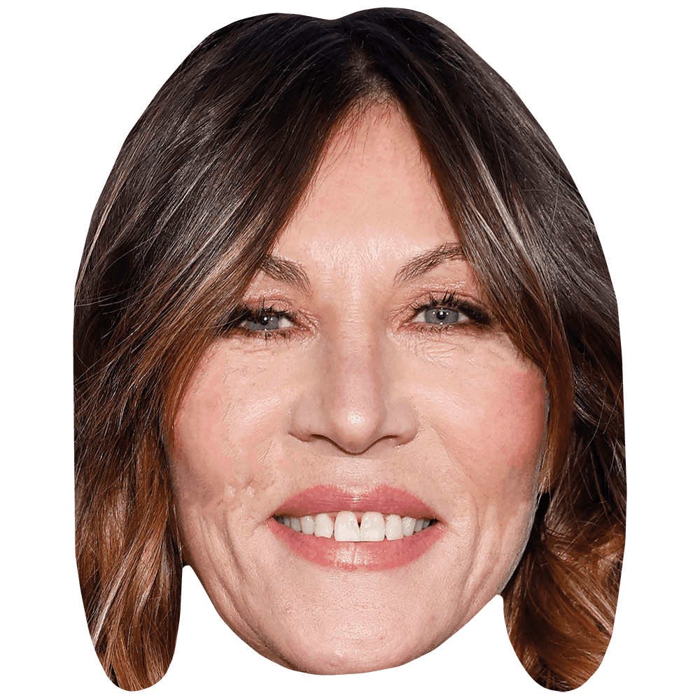 Mathilde Seigner (Brown Hair) Celebrity Mask, Flat Card Face, Fancy ...
