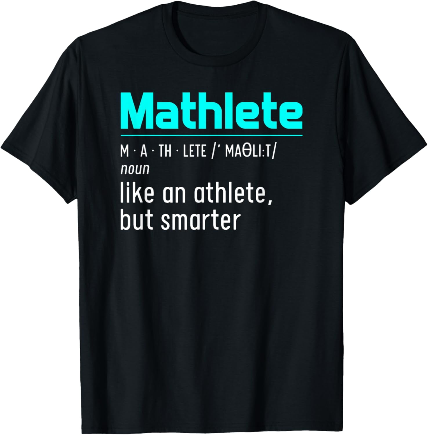 Mathlete Definition Funny Math Geek Math Teacher Nerd T-Shirt - Walmart.com