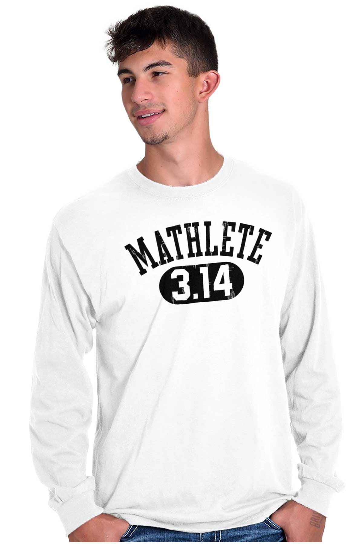 Mathlete Pi Math Student Teacher Plus Size Long Sleeve Graphic Tee ...