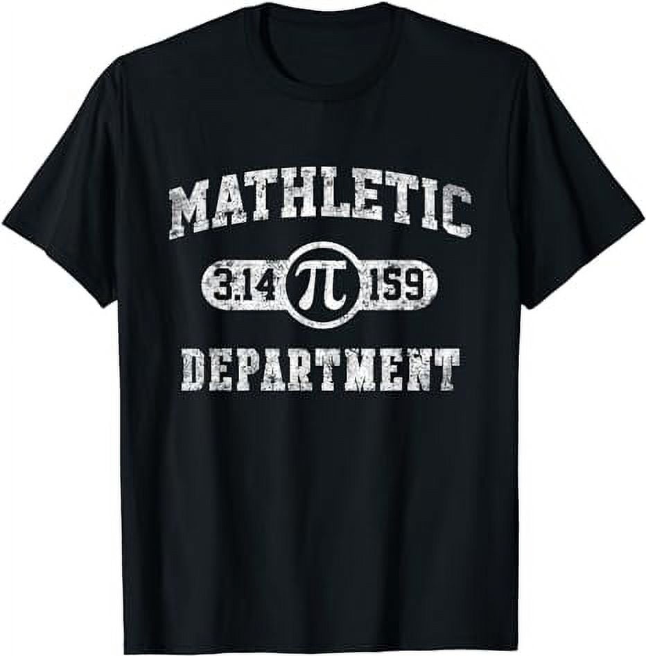 Mathletic Department 3.14159 Pi Day Math Teacher Vintage T-Shirt ...