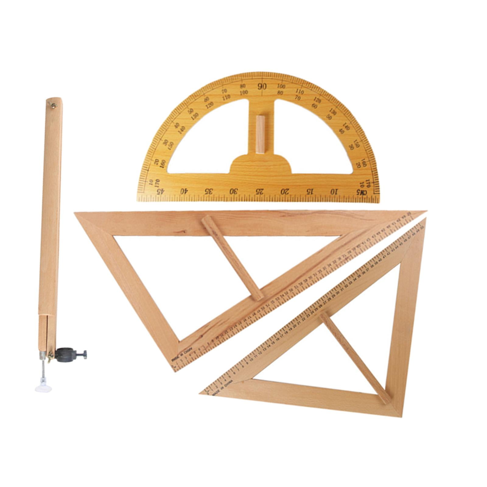 Maths Geometry Set, Protractor, , 90 degree Triangle Ruler, Triangle ...