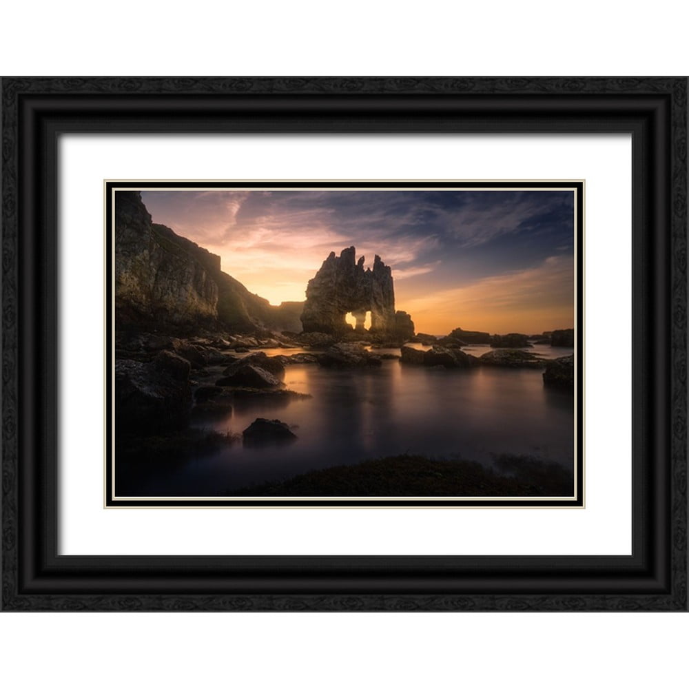 Mathur, Sandeep 24x17 Black Ornate Wood Framed with Double Matting ...