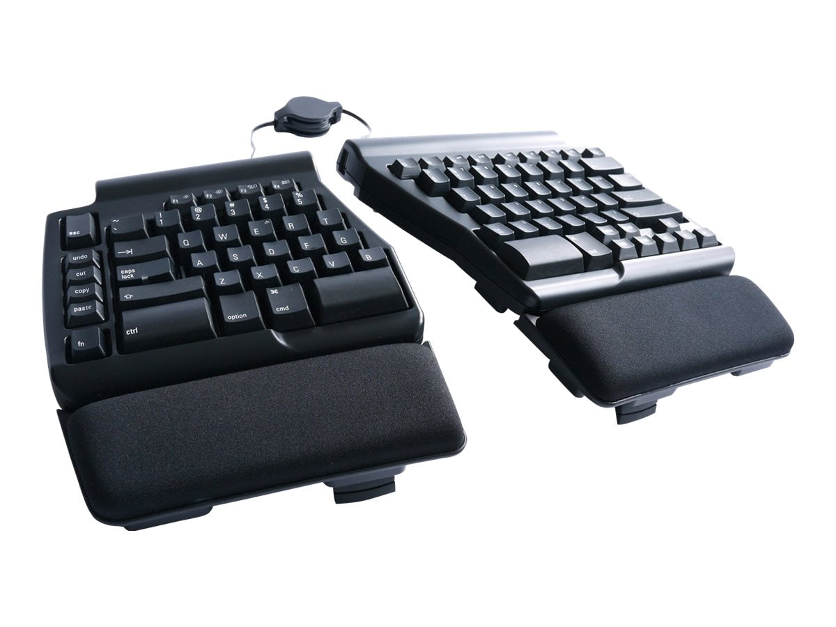 Matias Ergo Pro Quiet-Click Mechanical Switch Keyboard for PC - Black ...