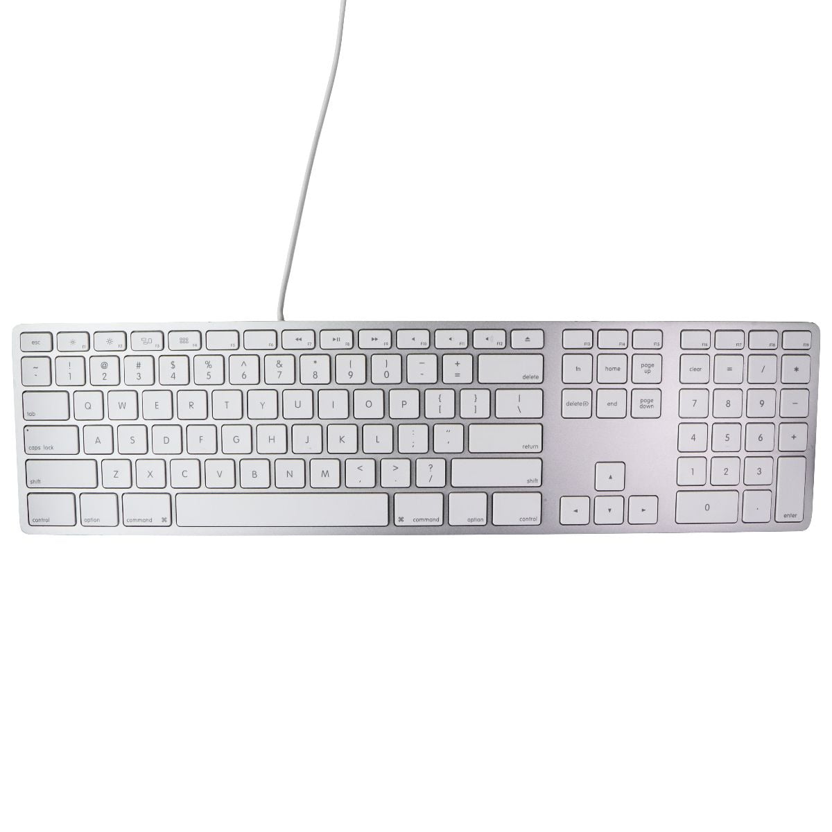 Pre-Owned Matias FK318S USB Wired Aluminum Keyboard with Numeric Keypad ...