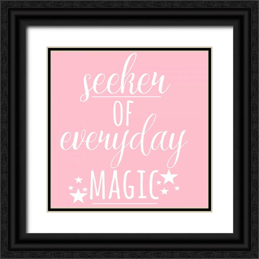 Matic,Jelena 12x12 Black Ornate Wood Framed with Double Matting Museum ...