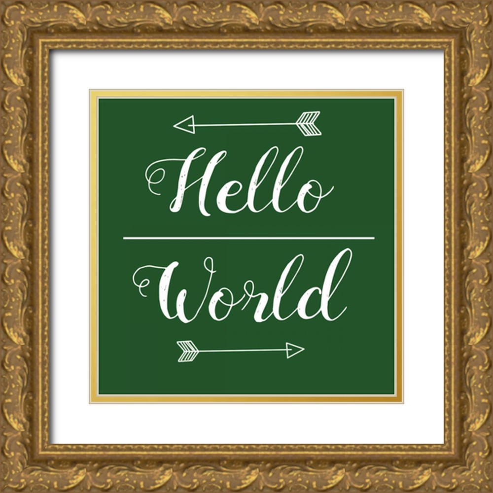 Matic,Jelena 12x12 Gold Ornate Wood Framed with Double Matting Museum ...