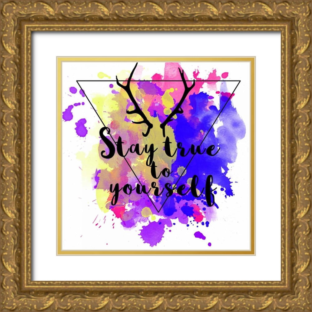 Matic,Jelena 12x12 Gold Ornate Wood Framed with Double Matting Museum Art Print Titled - Stay ...