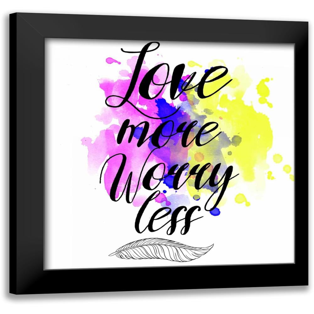 Matic,Jelena 15x15 Black Modern Framed Museum Art Print Titled - Love ...