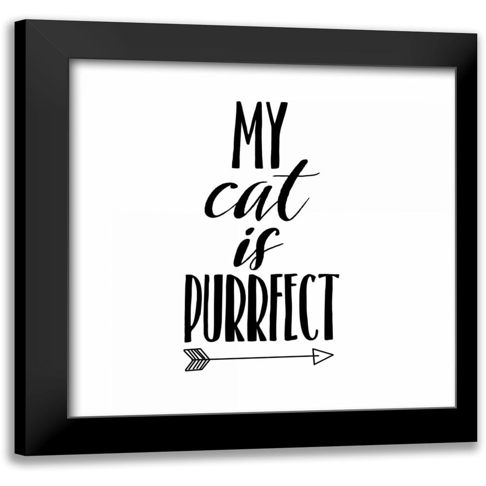 Matic,Jelena 15x15 Black Modern Framed Museum Art Print Titled - My Cat ...