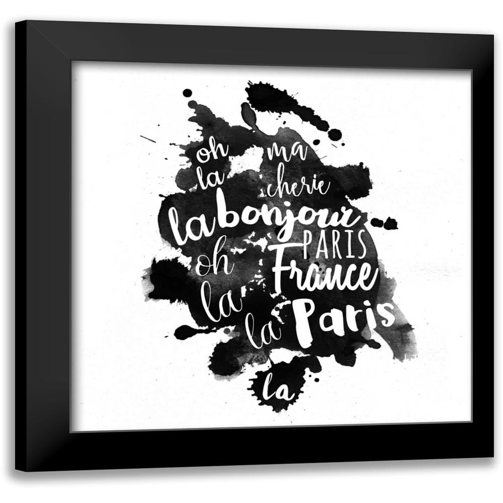 Matic,Jelena 15x15 Black Modern Framed Museum Art Print Titled - Paris ...