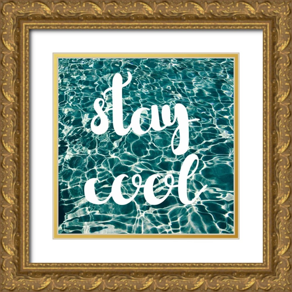 Matic,Jelena 15x15 Gold Ornate Wood Framed with Double Matting Museum ...