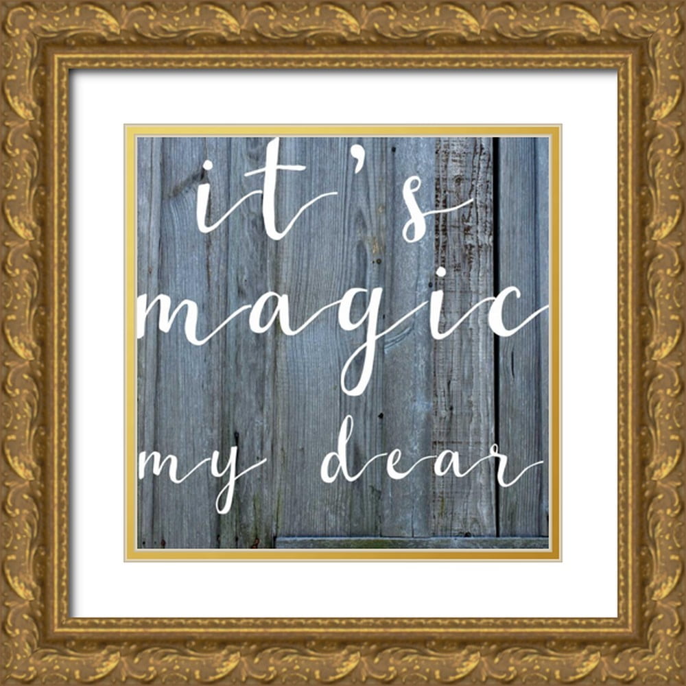 Matic,Jelena 15x15 Gold Ornate Wood Framed with Double Matting Museum ...