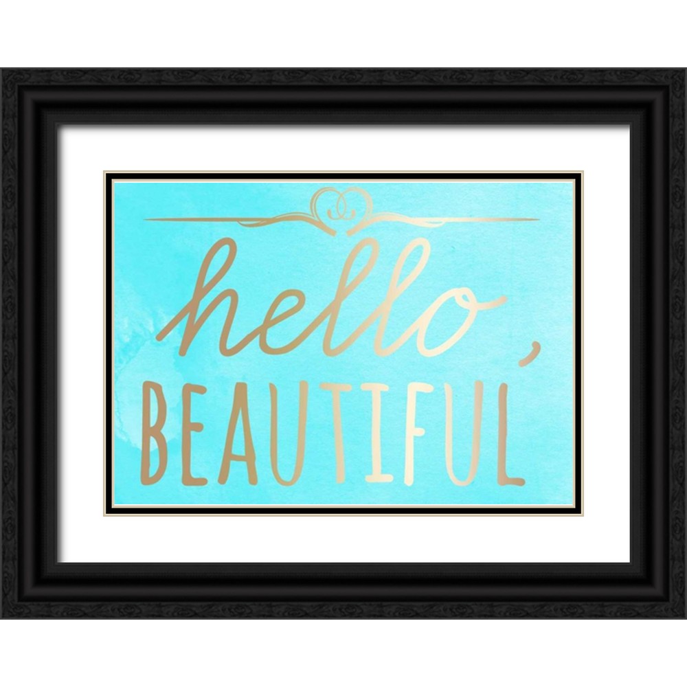 Matic, Jelena 18x14 Black Ornate Wood Framed with Double Matting Museum ...