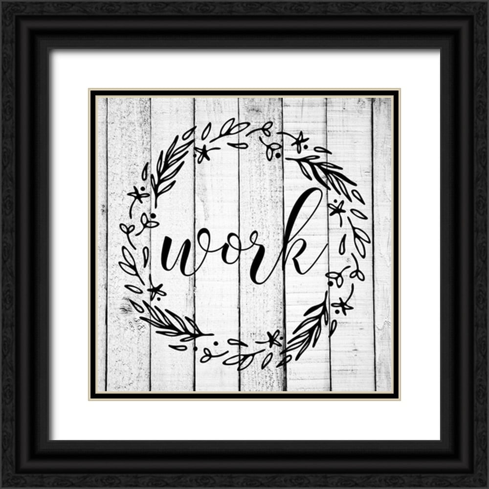 Matic, Jelena 20x20 Black Ornate Wood Framed with Double Matting Museum ...
