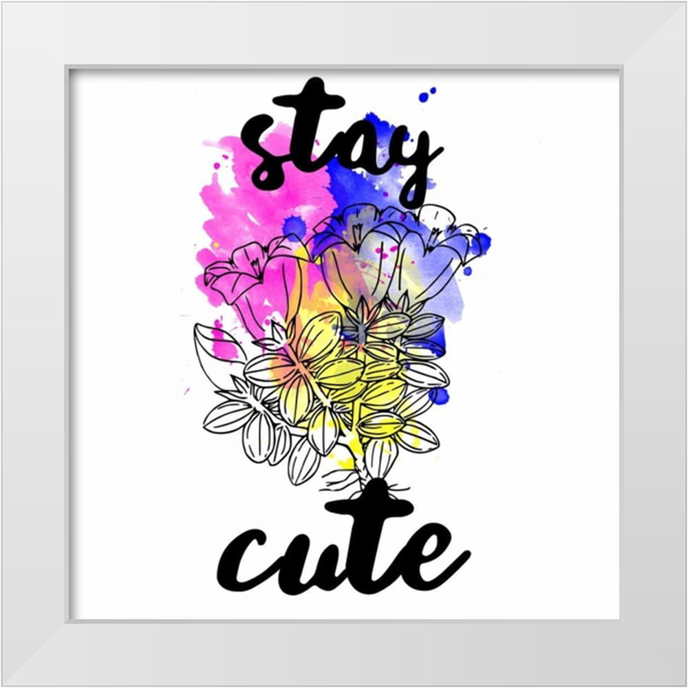 Matic,Jelena 20x20 White Modern Wood Framed Museum Art Print Titled ...