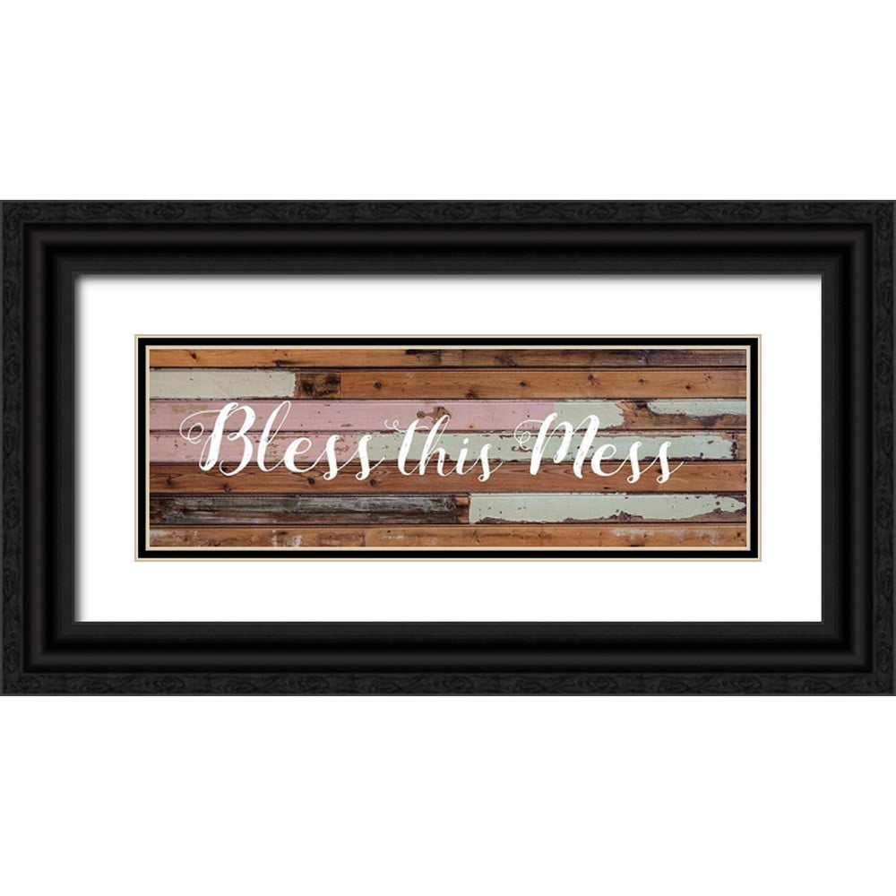 Matic, Jelena 24x11 Black Ornate Wood Framed with Double Matting Museum ...