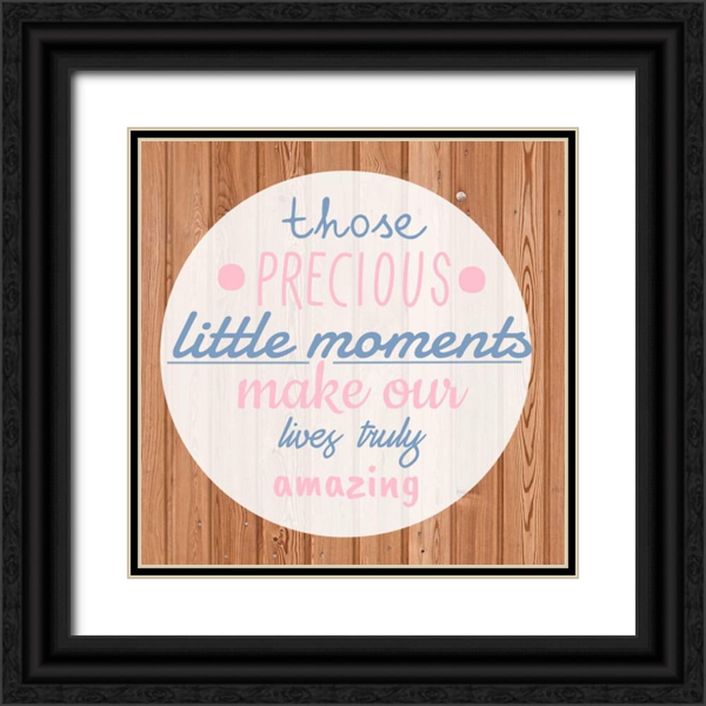 Matic, Jelena 26x26 Black Ornate Wood Framed with Double Matting Museum ...