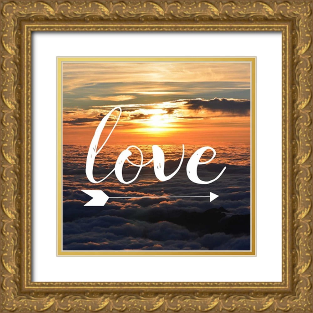 Matic,Jelena 26x26 Gold Ornate Wood Framed with Double Matting Museum ...