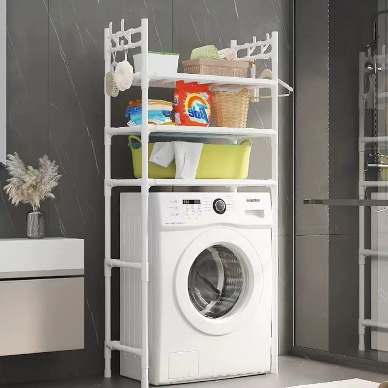 Matiko 3Layer Bathroom Space Saver Over The Washing Machine Rack ...