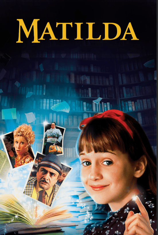 Matilda 1996 Poster 24x36 - Classic Family Fantasy Comedy Film Art ...