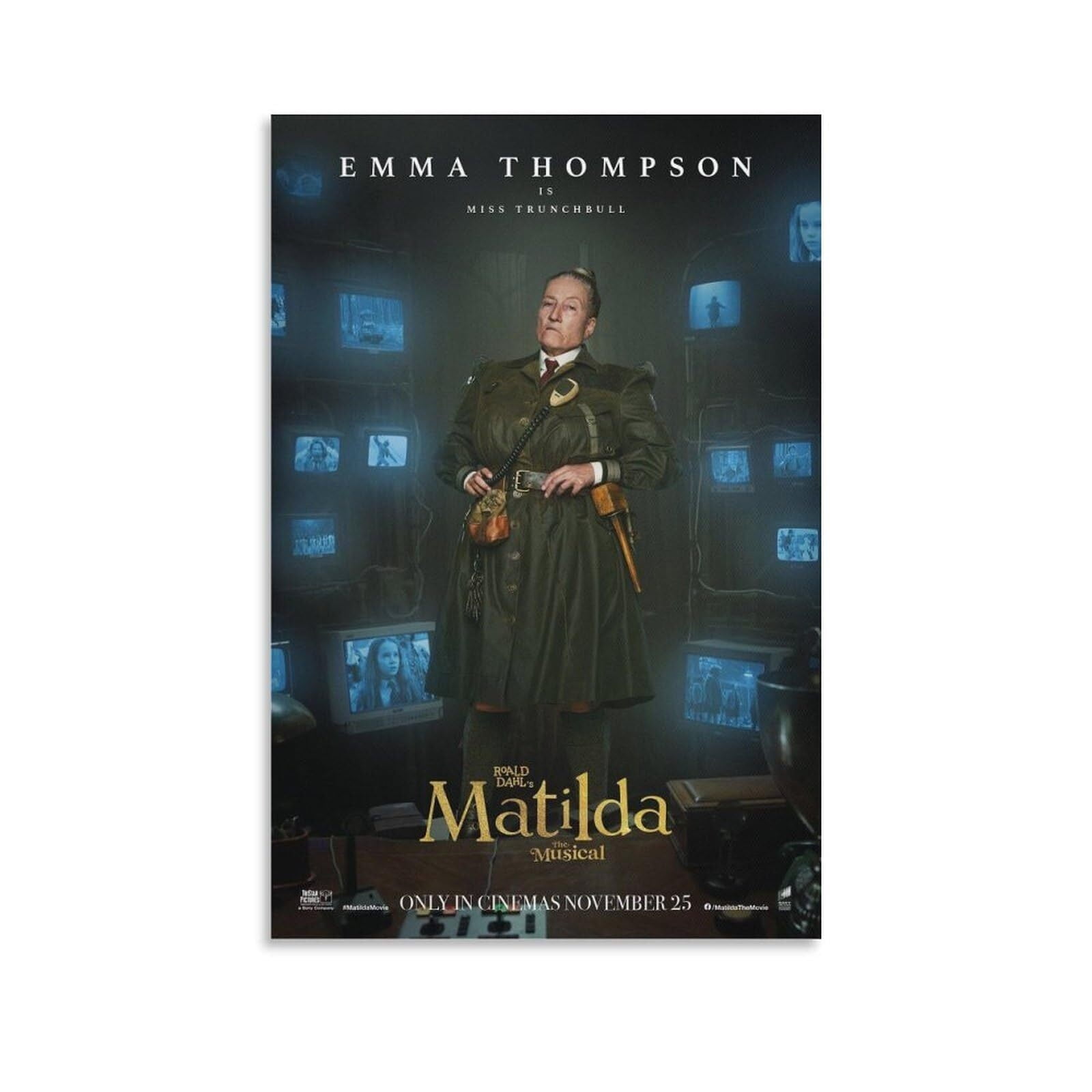 Matilda The Musical Movie Poster Canvas Art Poster And Wall Art Picture ...