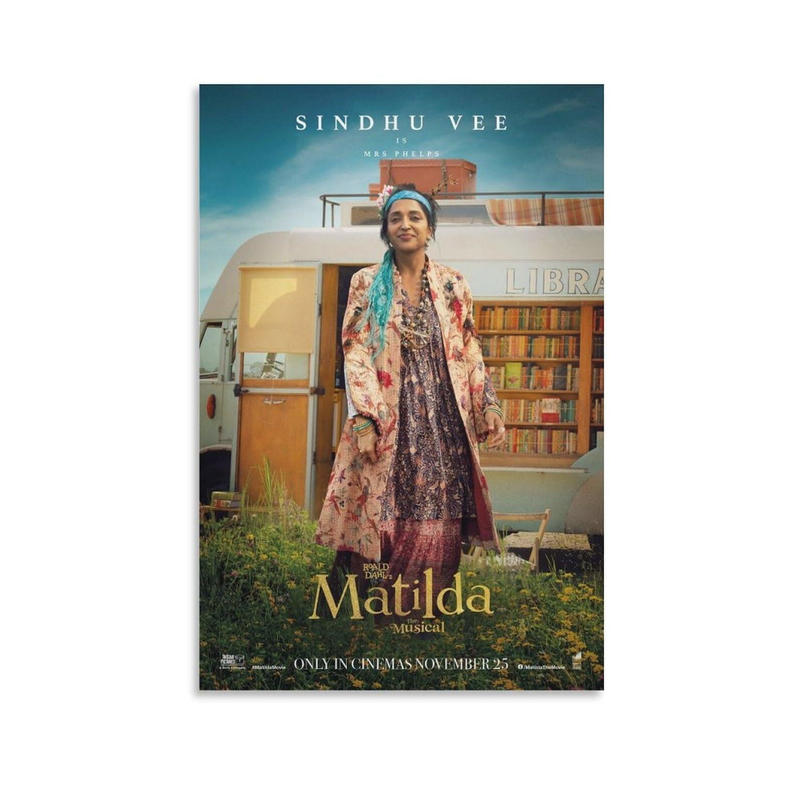 Matilda The Musical Movie Poster Canvas Art Poster And Wall Art Picture ...