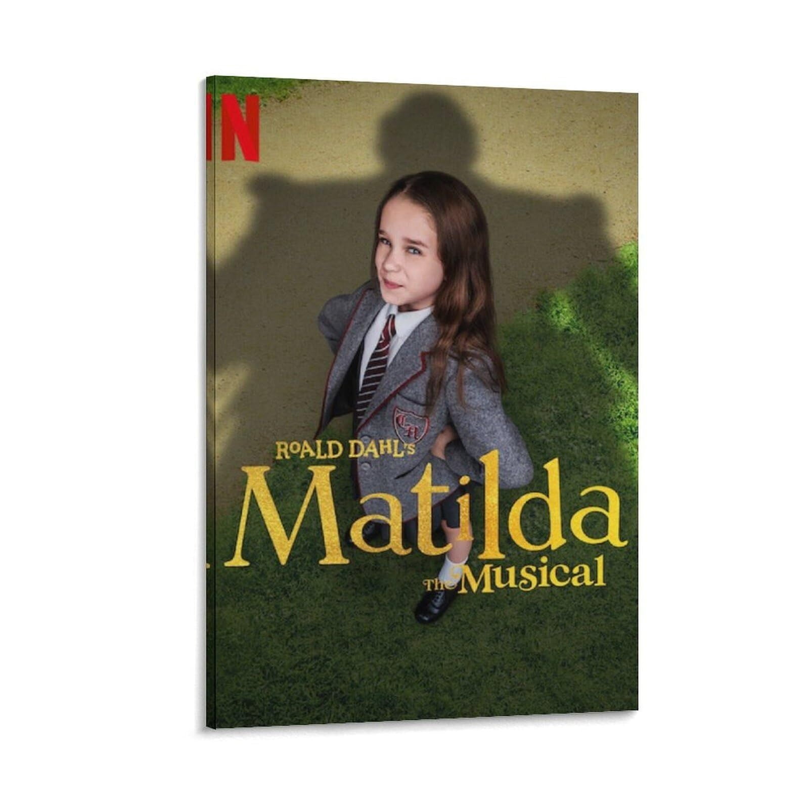 Matilda The Musical Movie Poster Canvas Art Poster And Wall Art Picture ...