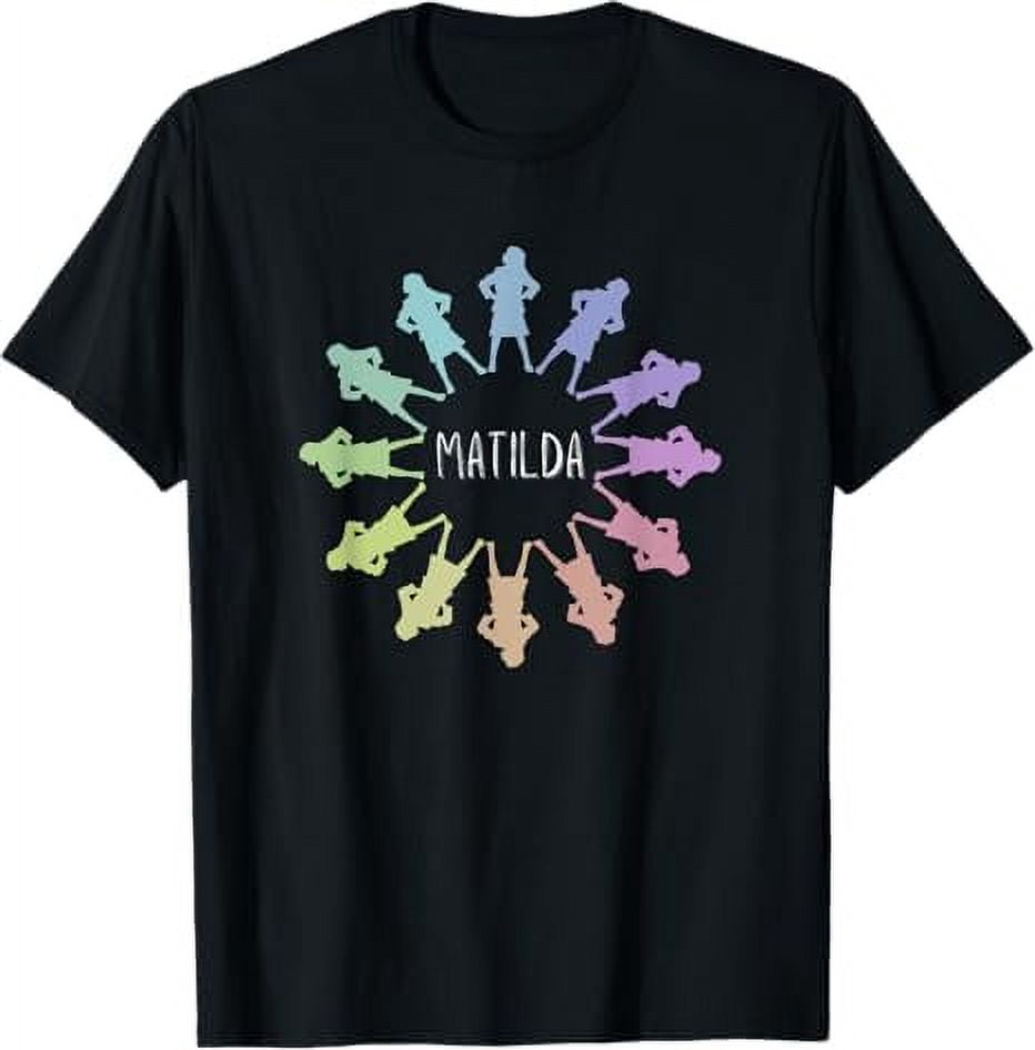 Matilda Musical Theatre Gradient Colour Circle T-Shirt - Walmart.com
