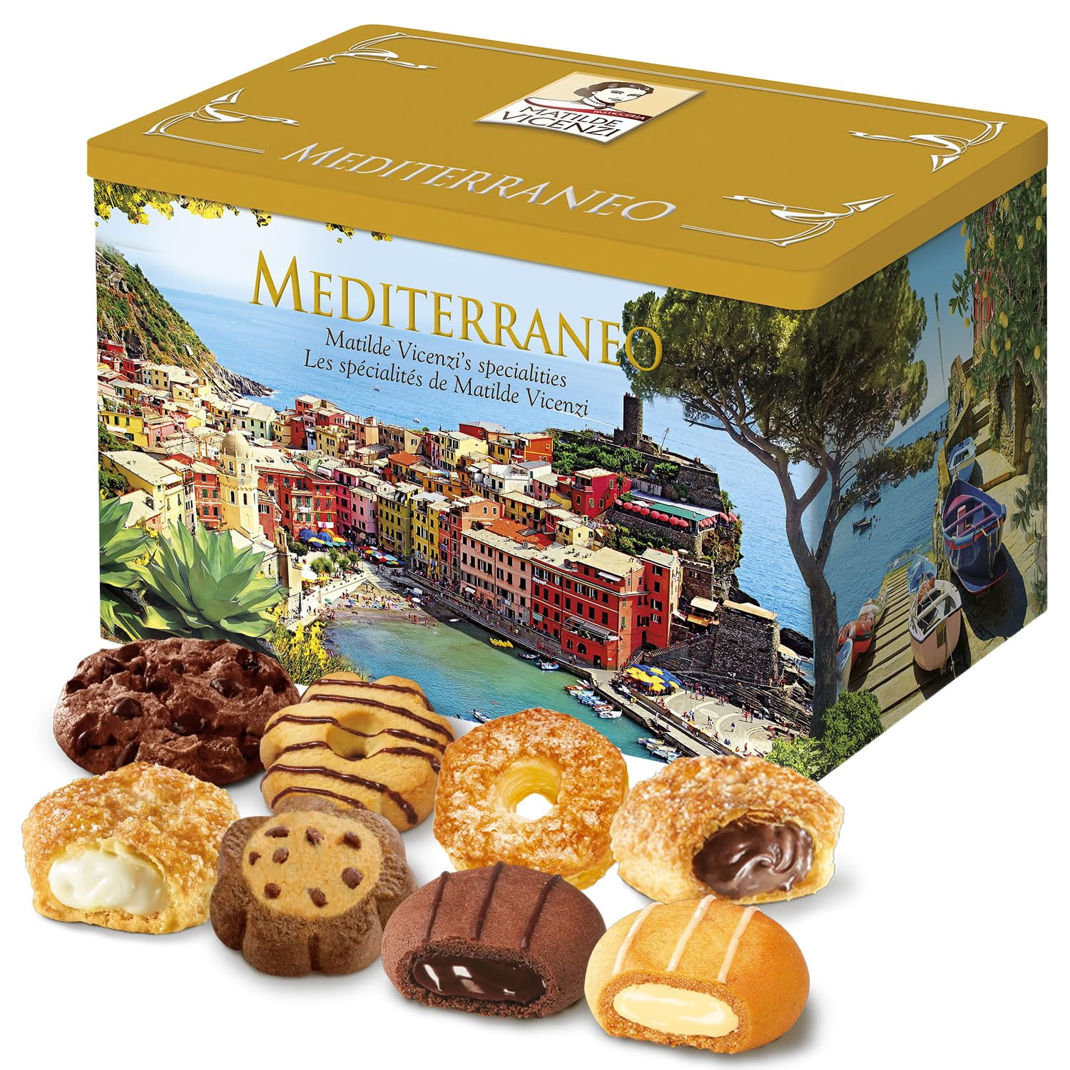 Matilde Vicenzi Roma Cookie Tin - Italian Pastries & Bakery Cookies in ...