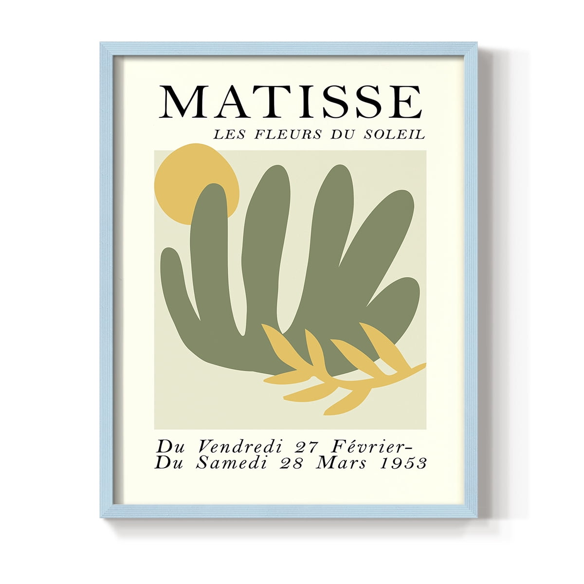Matisse CCLXXVIII in Solid Wood 11 x 14 Framed Print - Walmart.com