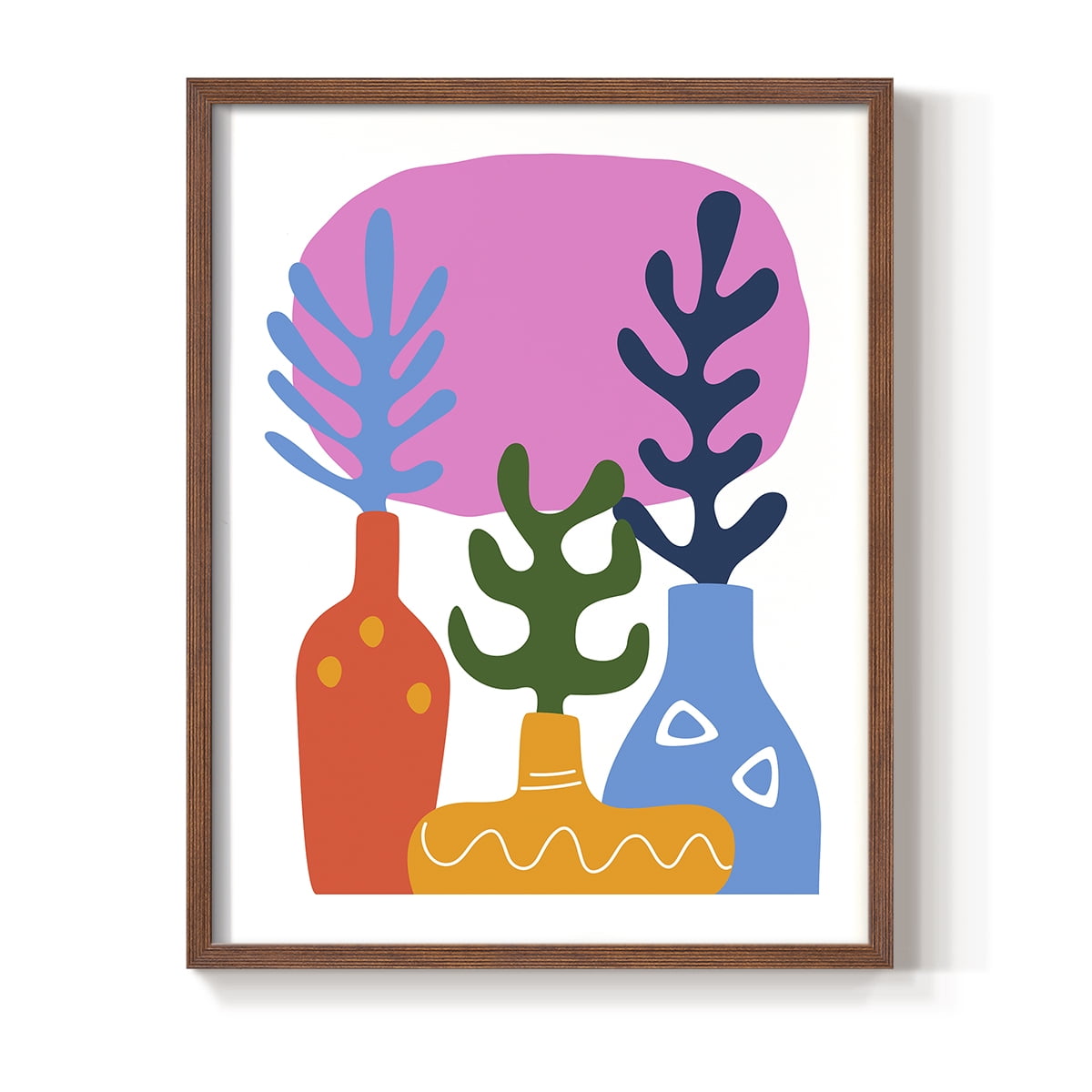Matisse CDLIX in Brown Solid Wood Framed Print No Nail Hanging ...