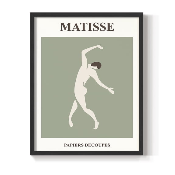 Matisse CCCLXXXIII in Black Solid Wood 8 x 10 Framed Print - Walmart.com