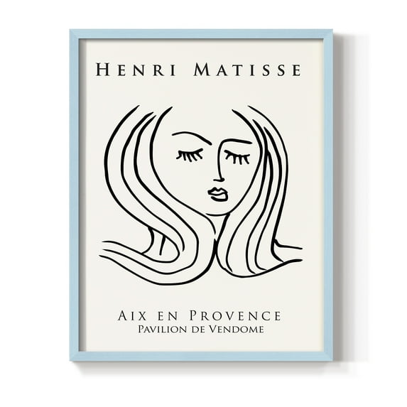 Matisse CXLVII Framed Print - Wood - 16 x 20 Dimensions - Walmart.com