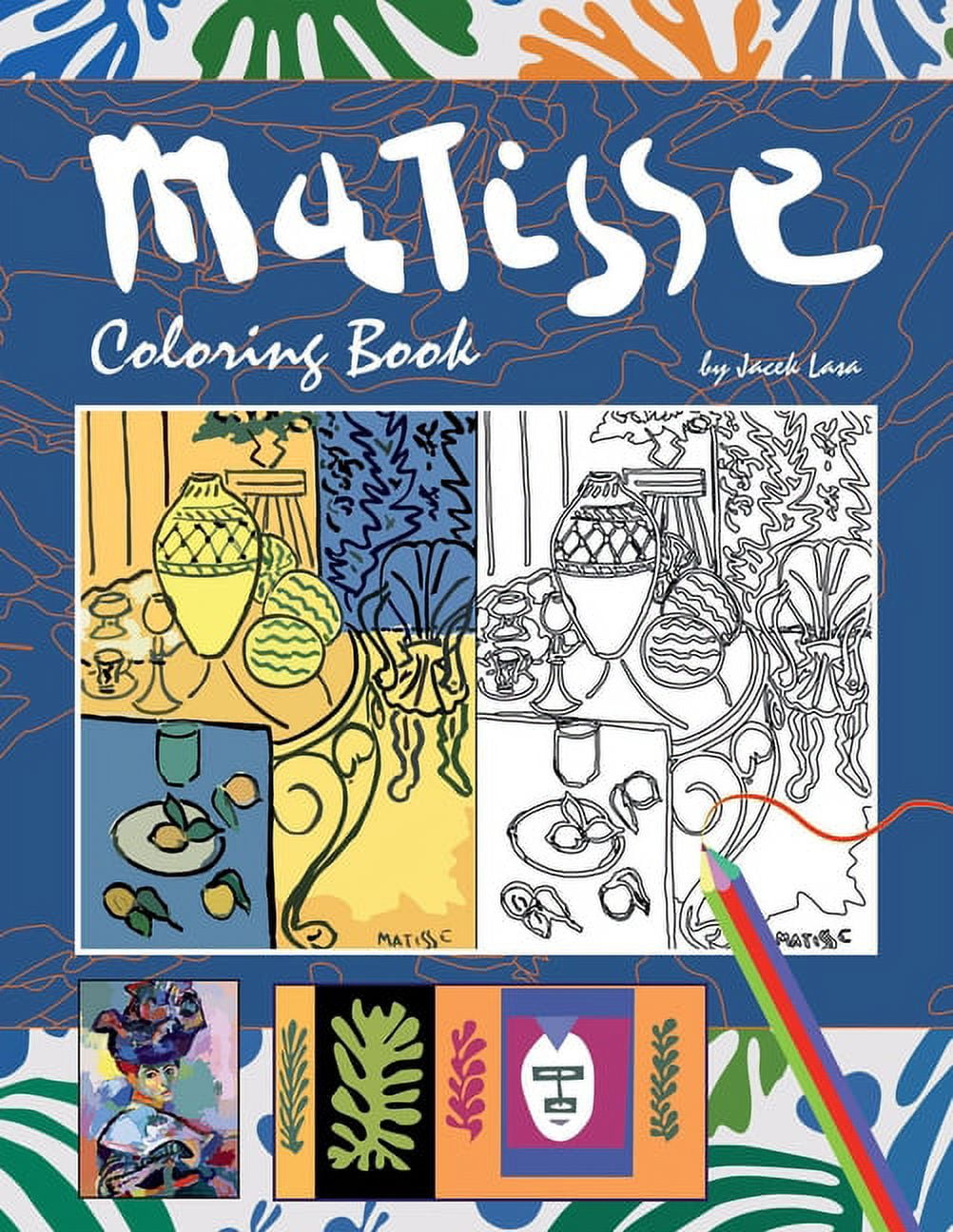 Matisse Coloring Book: Coloring Book with the most famous Henri Matisse ...