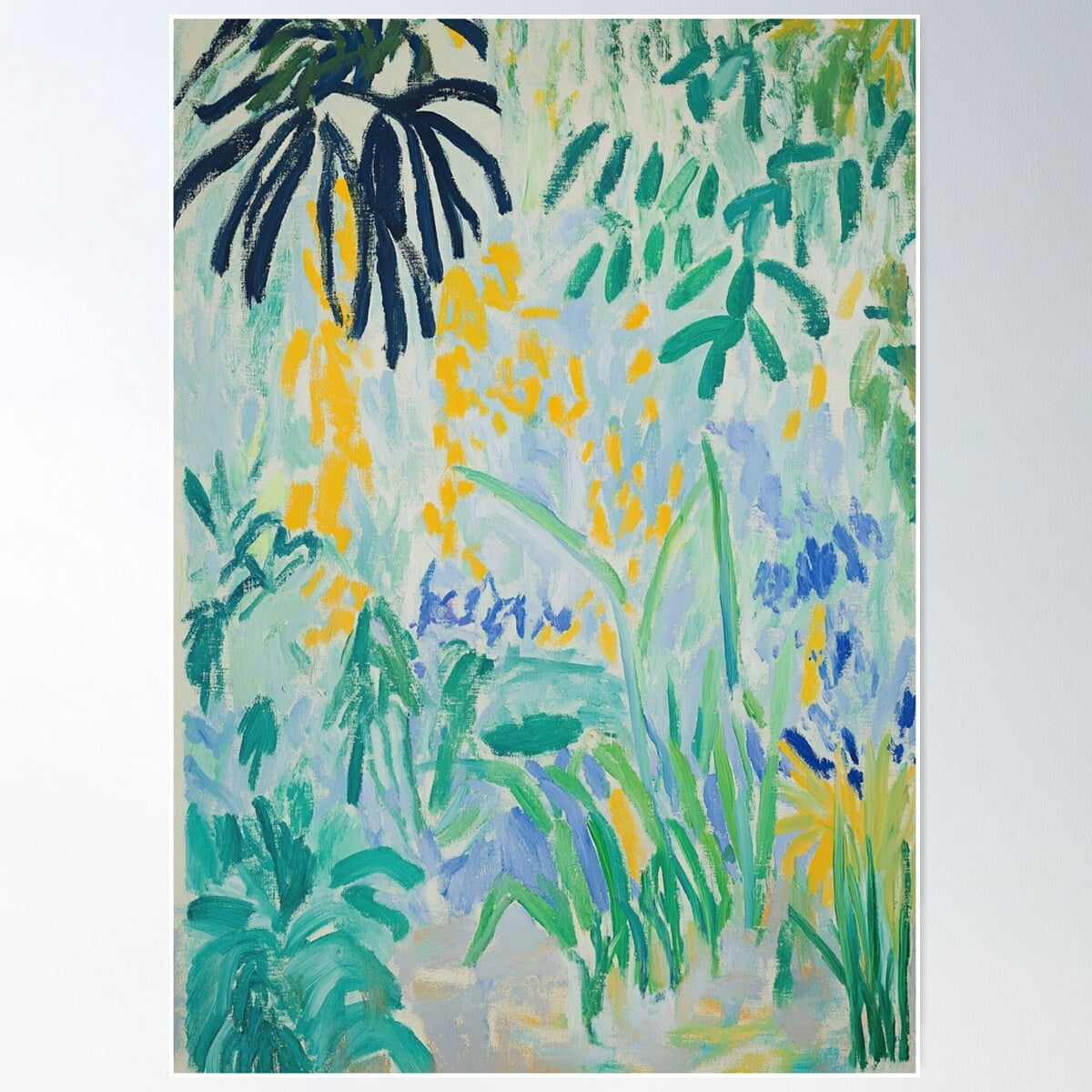 Matisse Inspired, Botany, Plants, Fauvism Poster Wall Art, Modern Wall ...