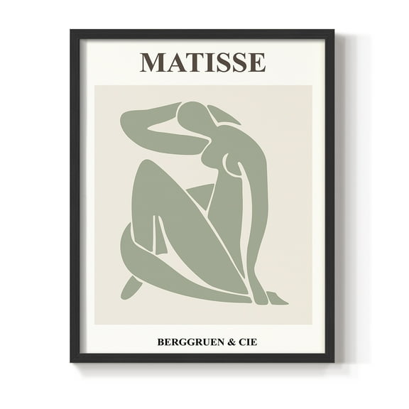 Matisse LXXXIII Framed Print - Solid Wood - Walmart.com