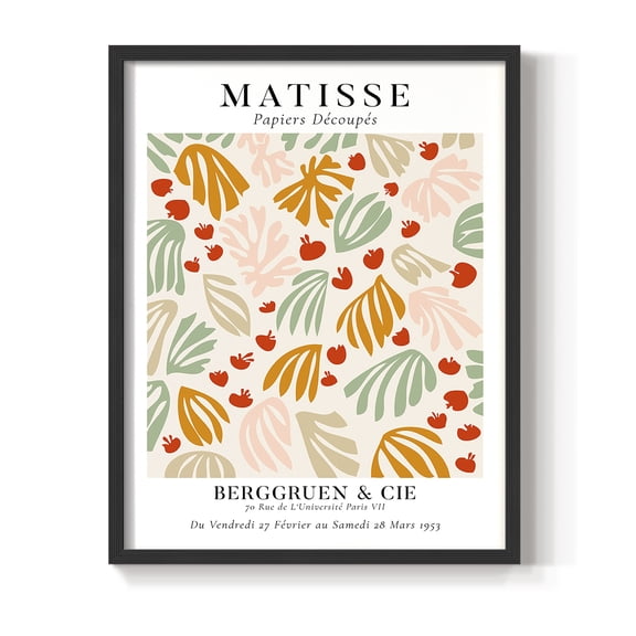 Matisse CCXXVIII in Solid Wood 16 x 20 Framed Print - Walmart.com