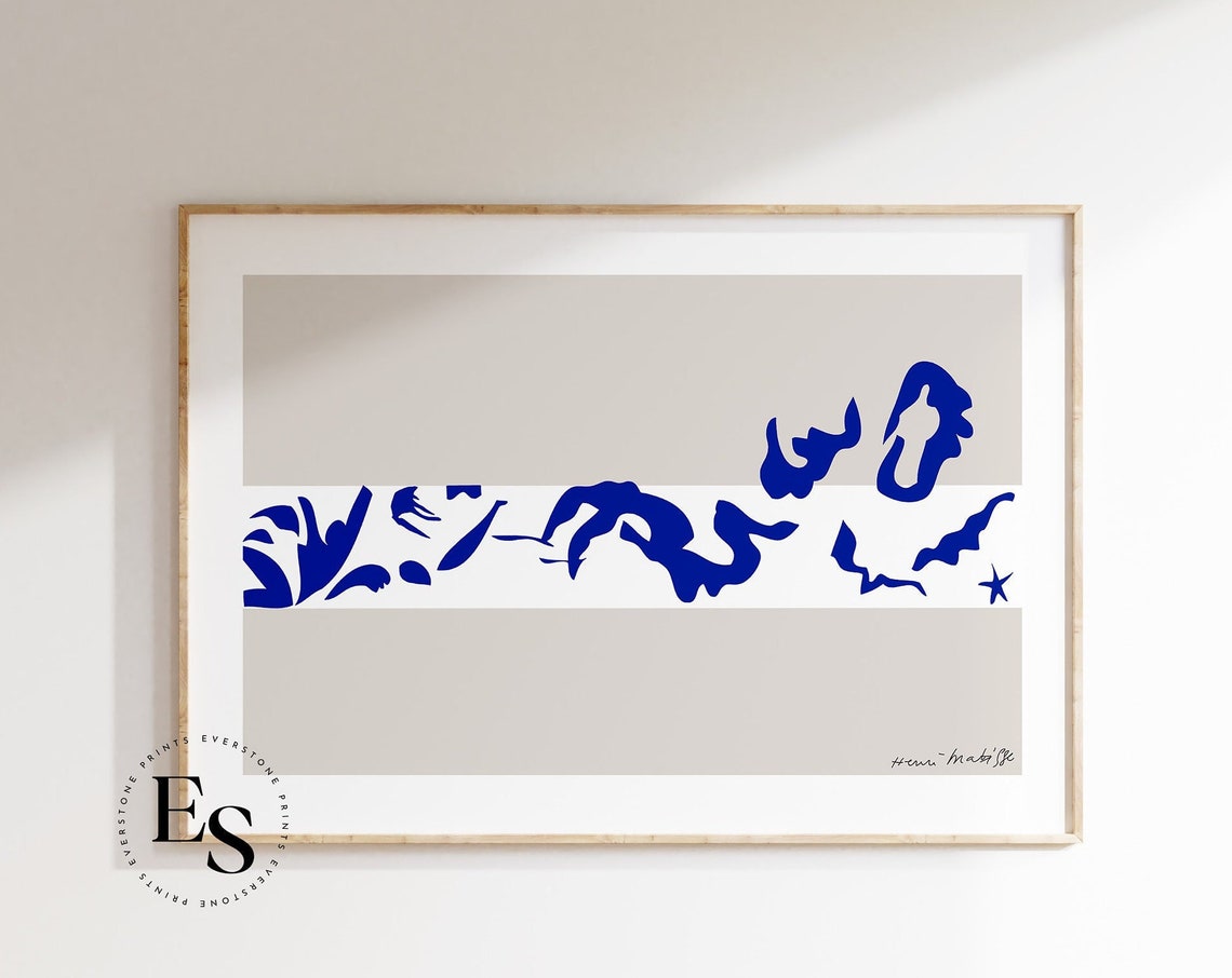 Matisse La Piscine, Vintage Cut Outs, Vintage Lithograph Poster ...