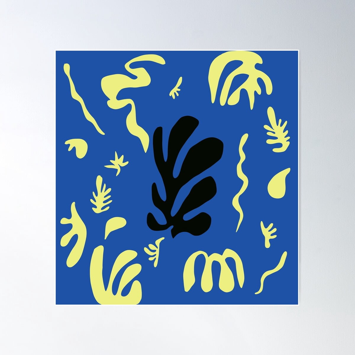 Matisse Leaves Cut Out #2 Poster Wall Art, Modern Wall Decor For Living ...