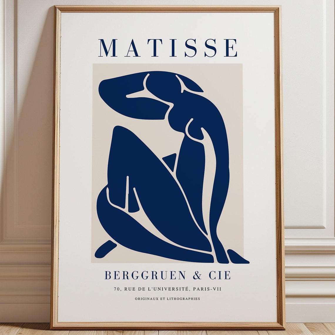 Matisse Nu Bleu Print Wall Art - Matisse Blue Woman - Large Wall Art ...