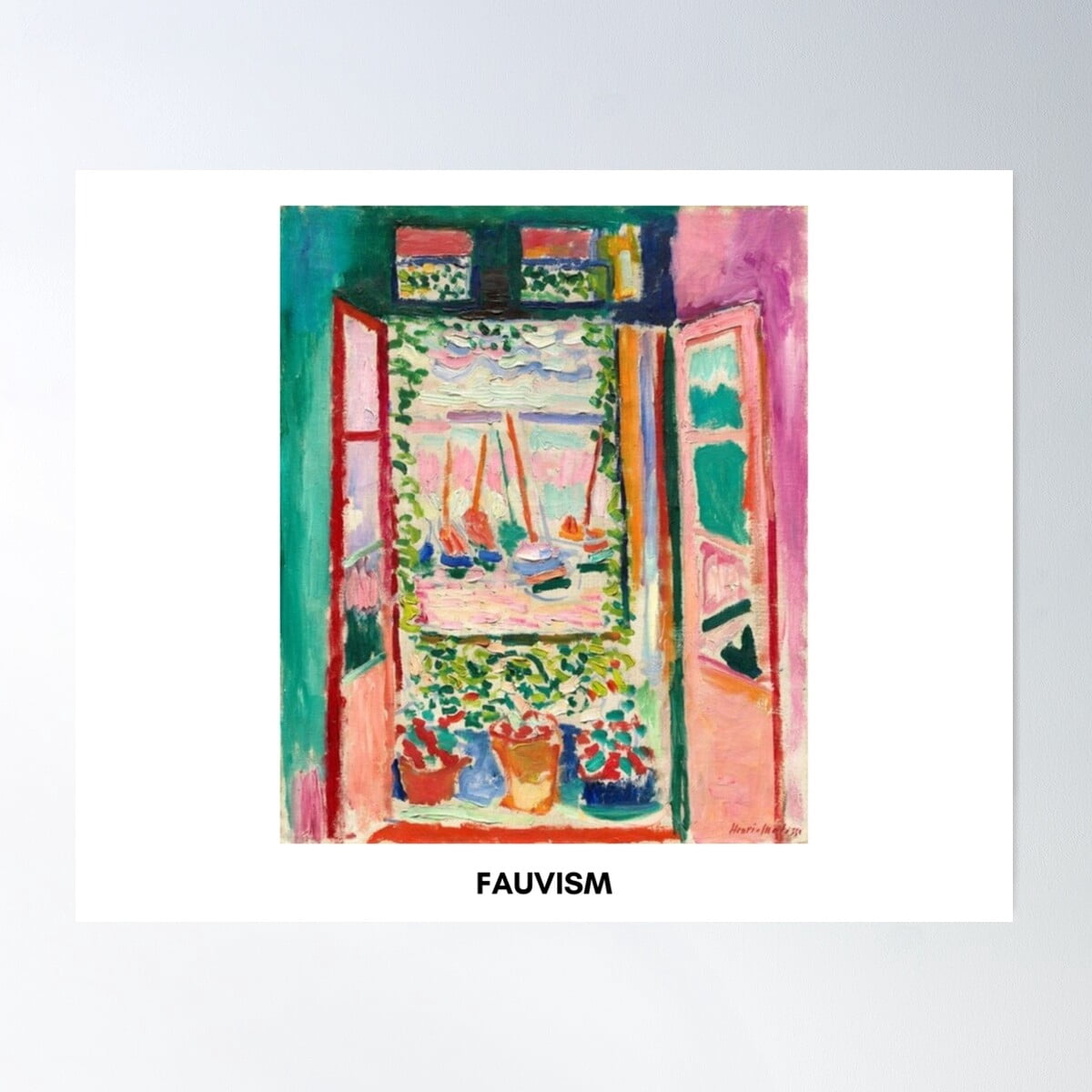 Matisse, Open Window, Fauvism Poster Wall Art, Modern Wall Decor For ...