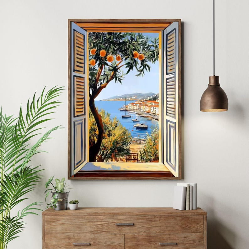 Matisse Open Window Print – Fauvism Mediterranean Wall Art Poster 24x36 ...