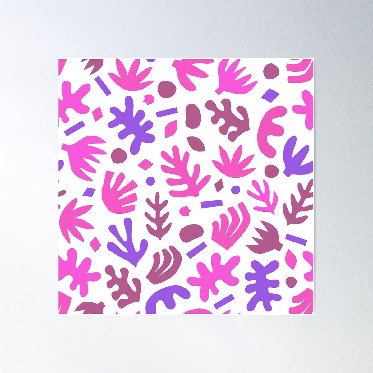 Matisse Paper Cuts // Strawberry Sundae Poster Wall Art, Modern Wall ...
