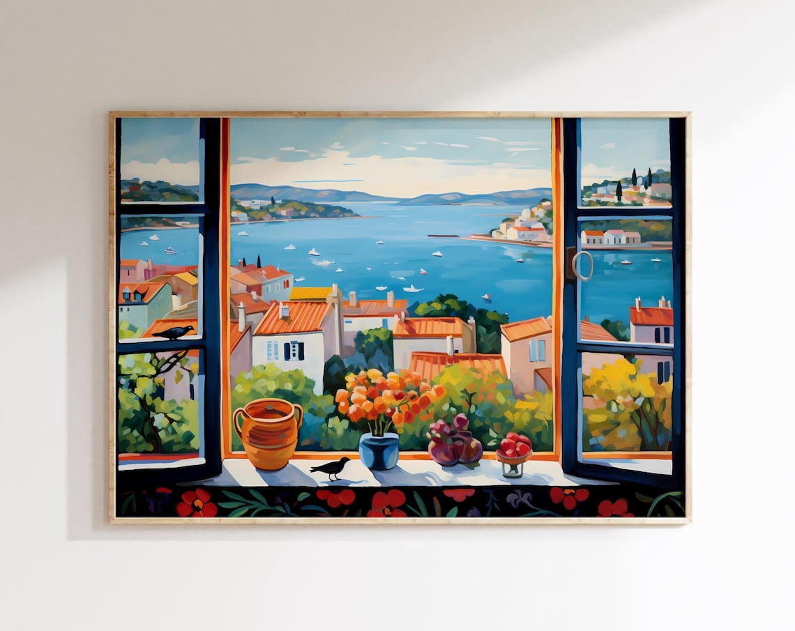 Matisse Poster - Aesthetic Wall Art As Colorful Matisse Print, Inspired ...