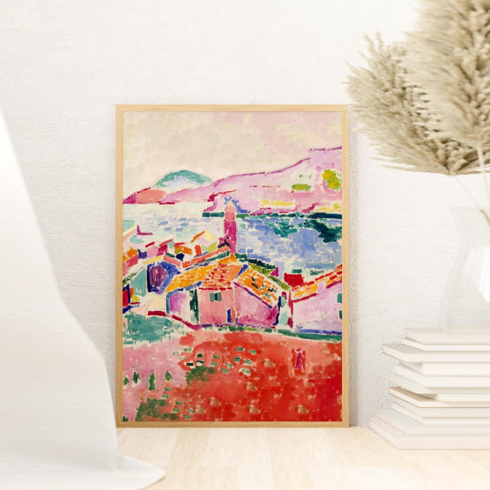Matisse Poster Print, View Of Collioure By Henri Matisse Wall Art ...