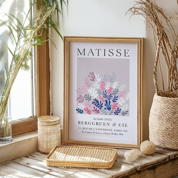 Matisse Print, Blue Pink Henri Matisse, Trendy Museum Exhibition ...