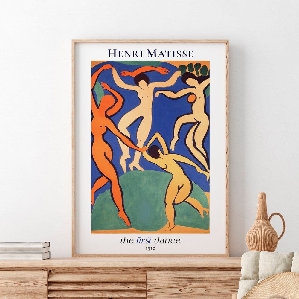 Matisse Print, The First Dance, Henri Matisse, Matisse Wall Art, Famous ...
