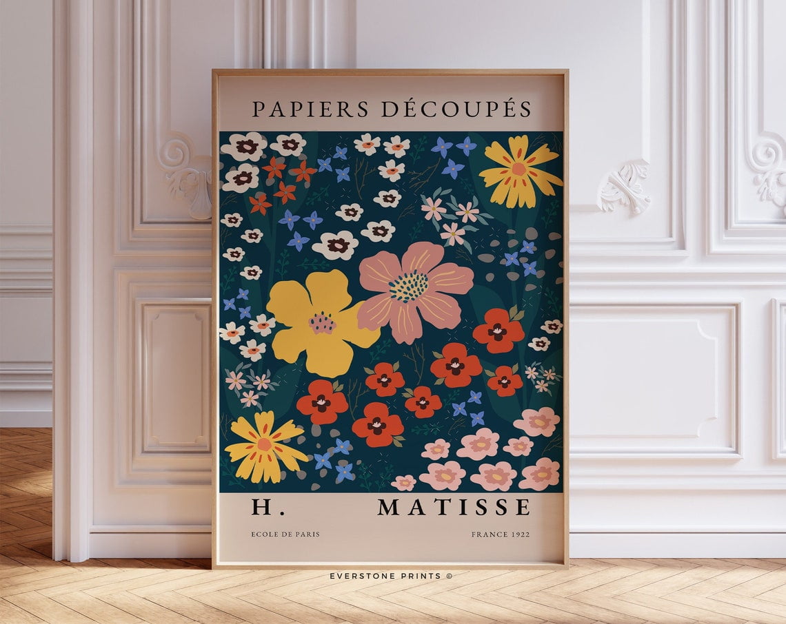 Matisse Print, Matisse Poster, Floral Art, Flower Poster, Flower Wall ...