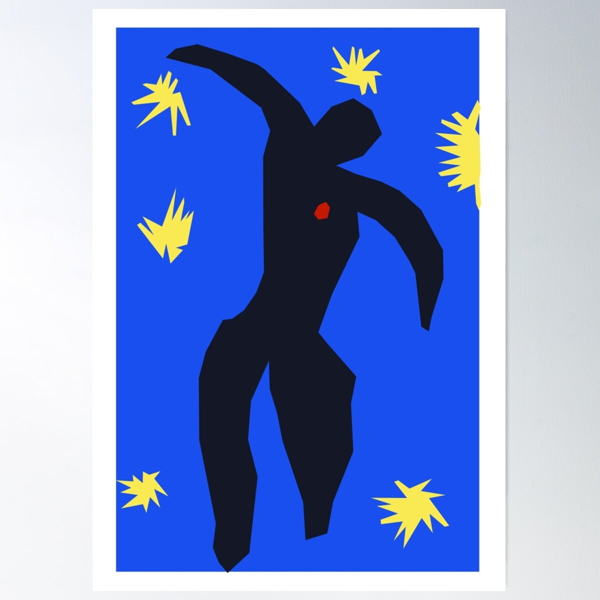 Matisse'S Icarus Poster Wall Art, Modern Wall Decor For Living Room ...